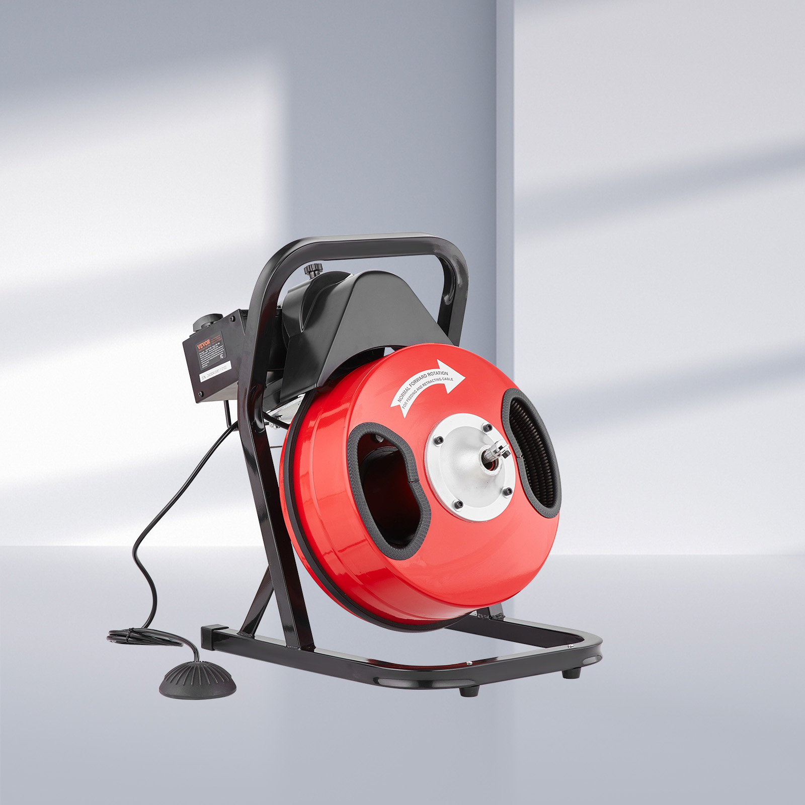 WFX Utility™ Drain Cleaner Machine 50FT x 1/2Inch Manual Feed Snake ...