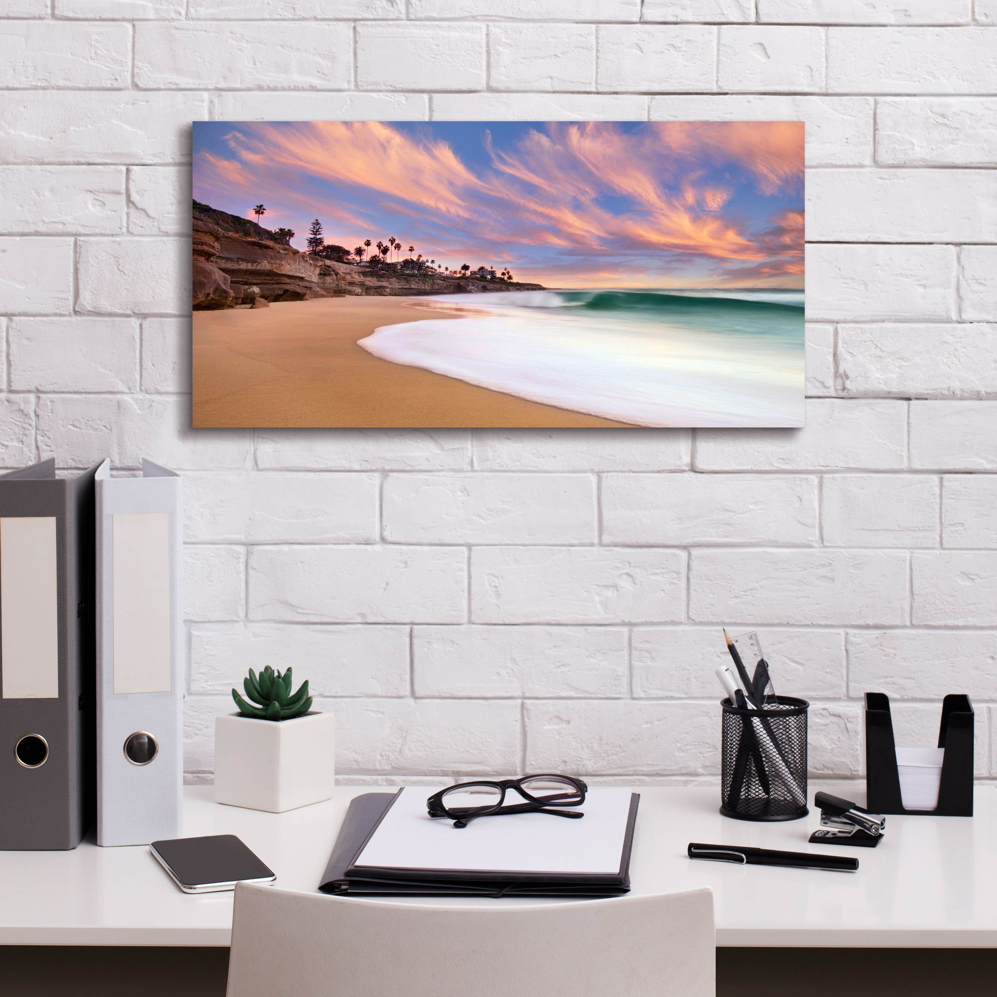 Dovecove 'The Beach Break' By Lee Sie, Canvas Wall Art | Wayfair