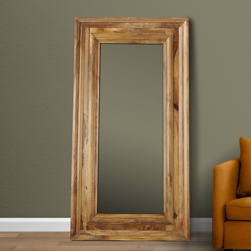 Loon Peak® Meservey Rectangle Wood Framed Wall Mirror | Wayfair