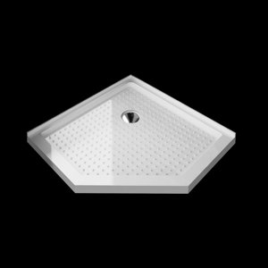 VTI 38" W x 38" D Neo-Angle Triple Shower Base & Reviews | Wayfair