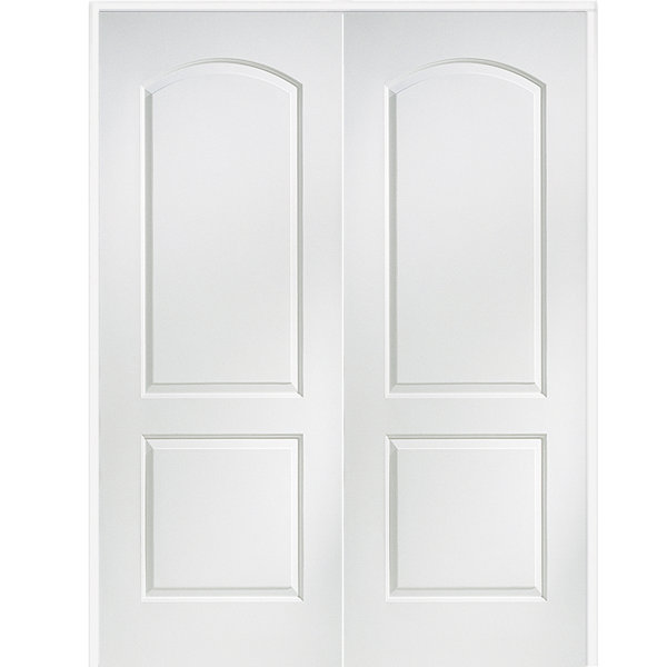 MMI DOOR Paneled Manufactured Wood Primed Molded Interior Standard Door ...