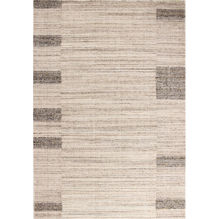 Raisa Wool Beige/Brown Rug & Reviews | Joss & Main
