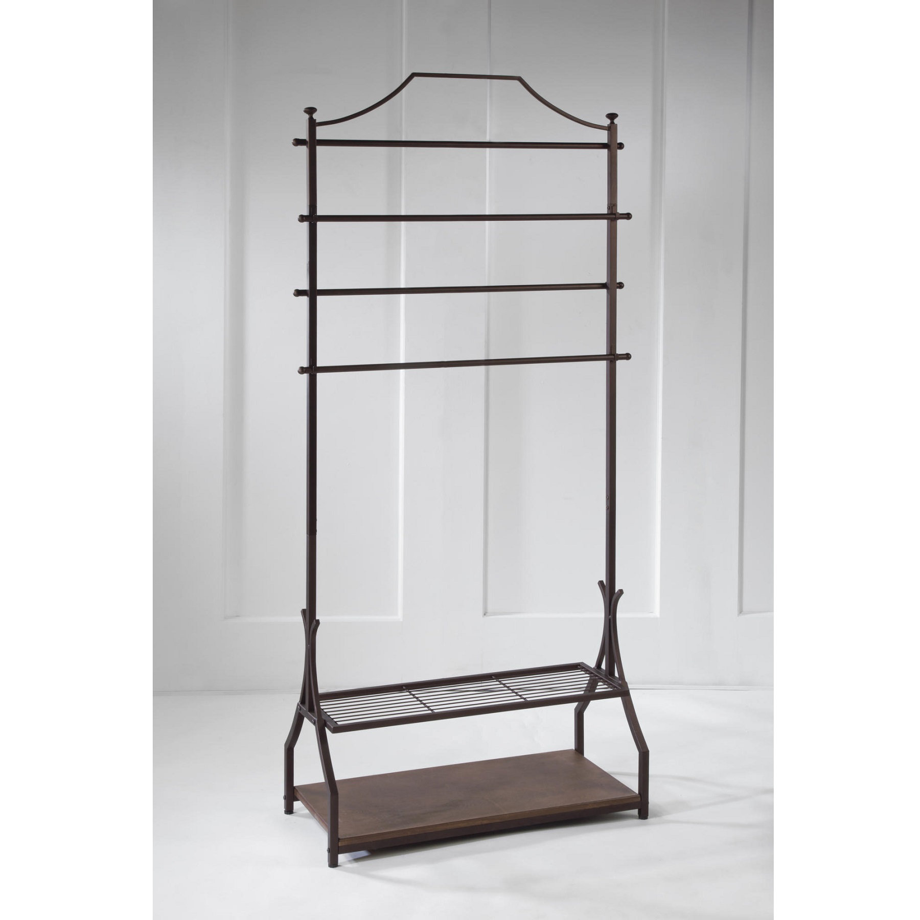 Alcott Hill® Pemberton Heights Floor Rack Valet Stand & Reviews | Wayfair