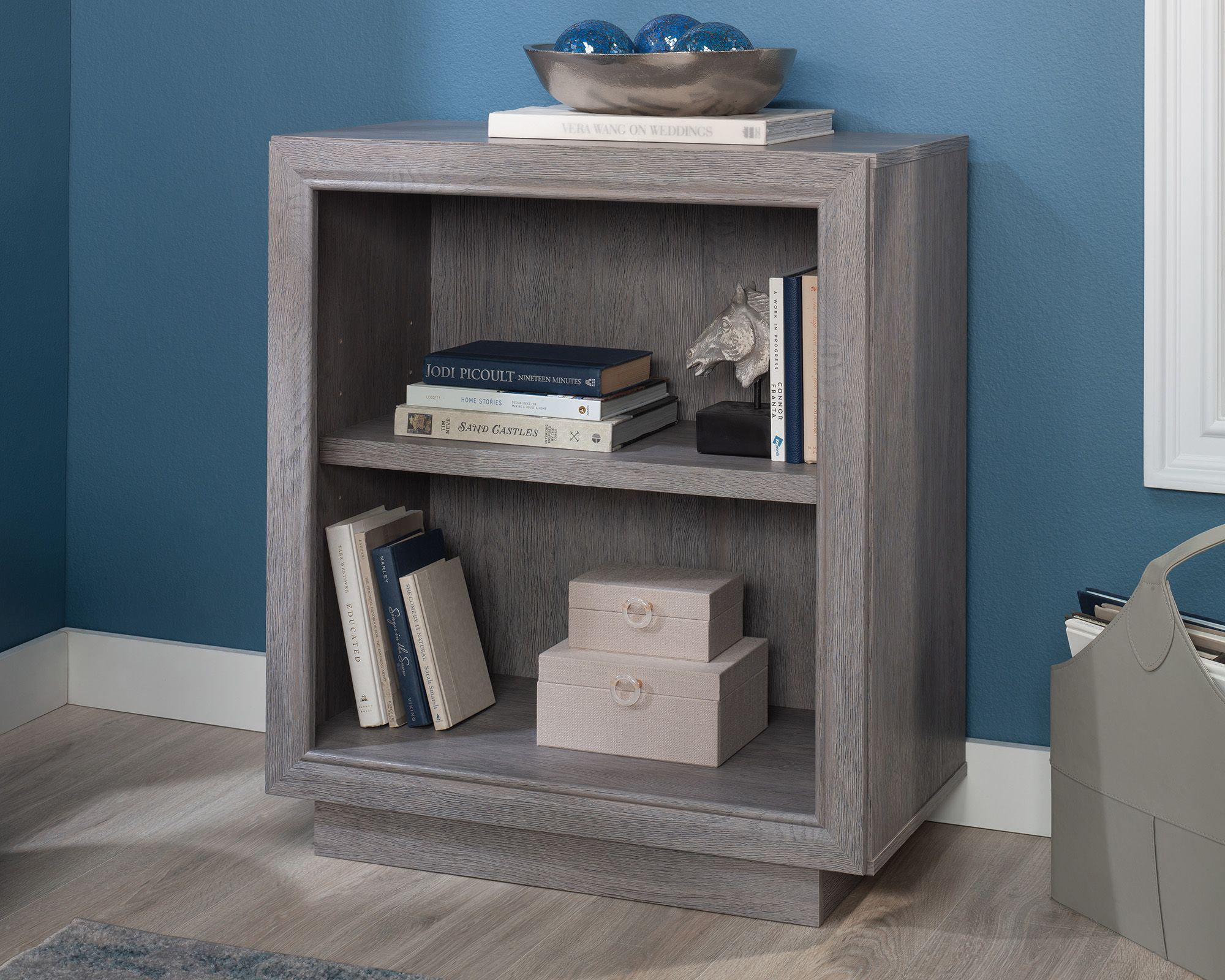 Wade Logan® Delvale 33" H x 29.2" W Bookcase | Wayfair
