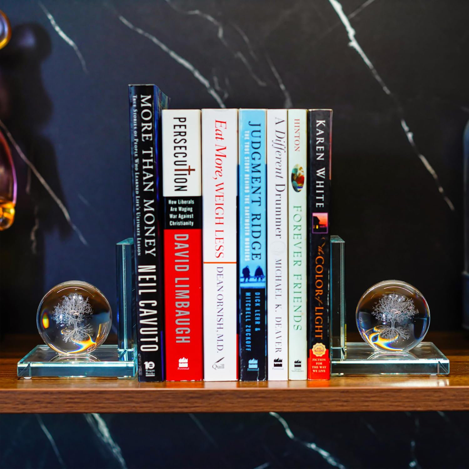 Brayden Studio 1 Pair Modern Decorative Bookends For Shelves,3D ...