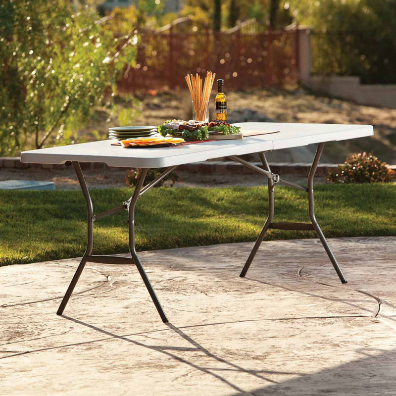 Amazingforless Rectangular Portable Folding Table & Reviews | Wayfair