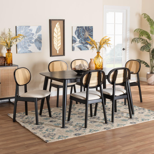 Bayou Breeze Analeya 7 - Piece Dining Set | Wayfair