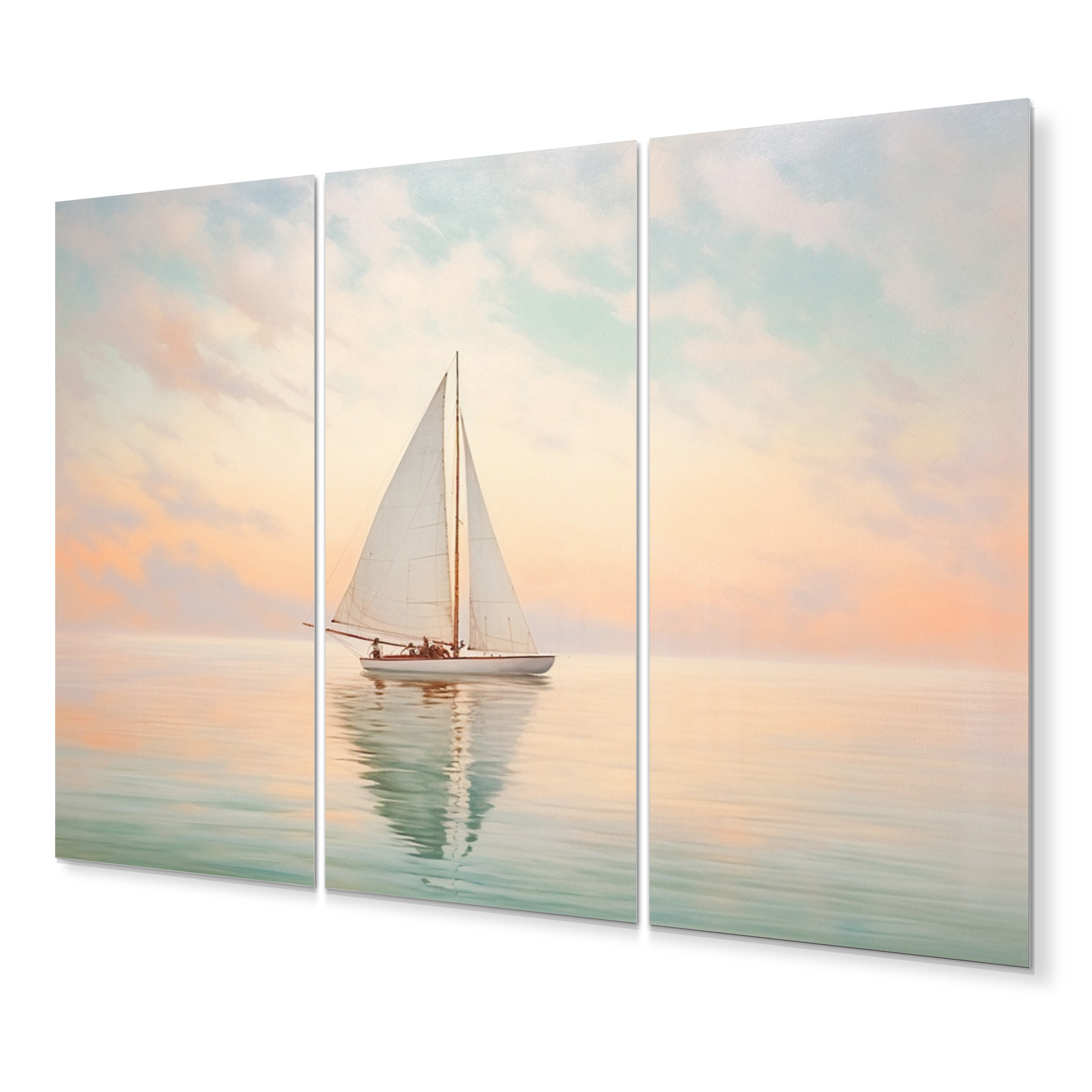 Breakwater Bay Boat Ethereal Waters II - Transportation Metal Wall Art ...