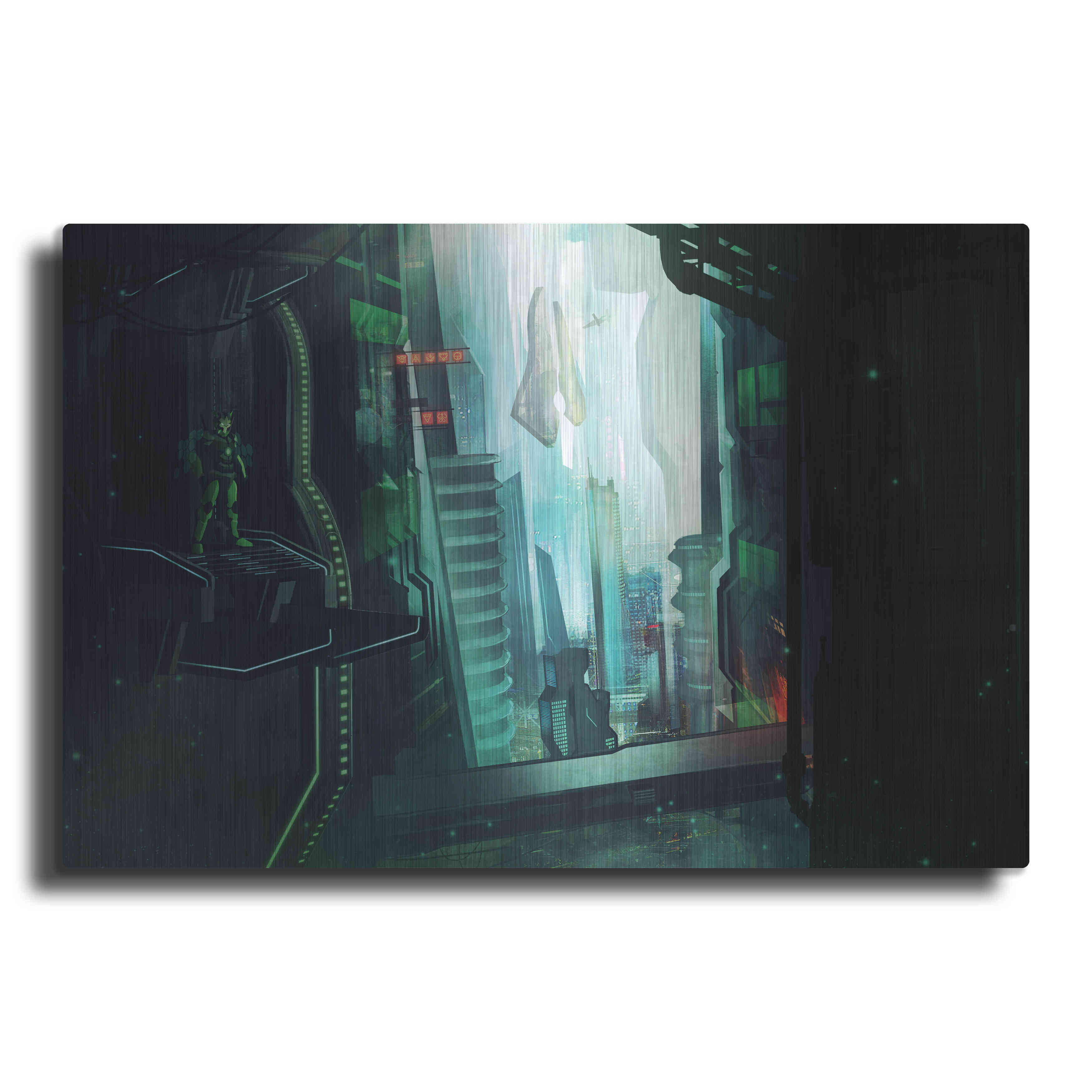 Latitude Run® Digital Age by Jonathan Lam - Unframed Print on Metal ...