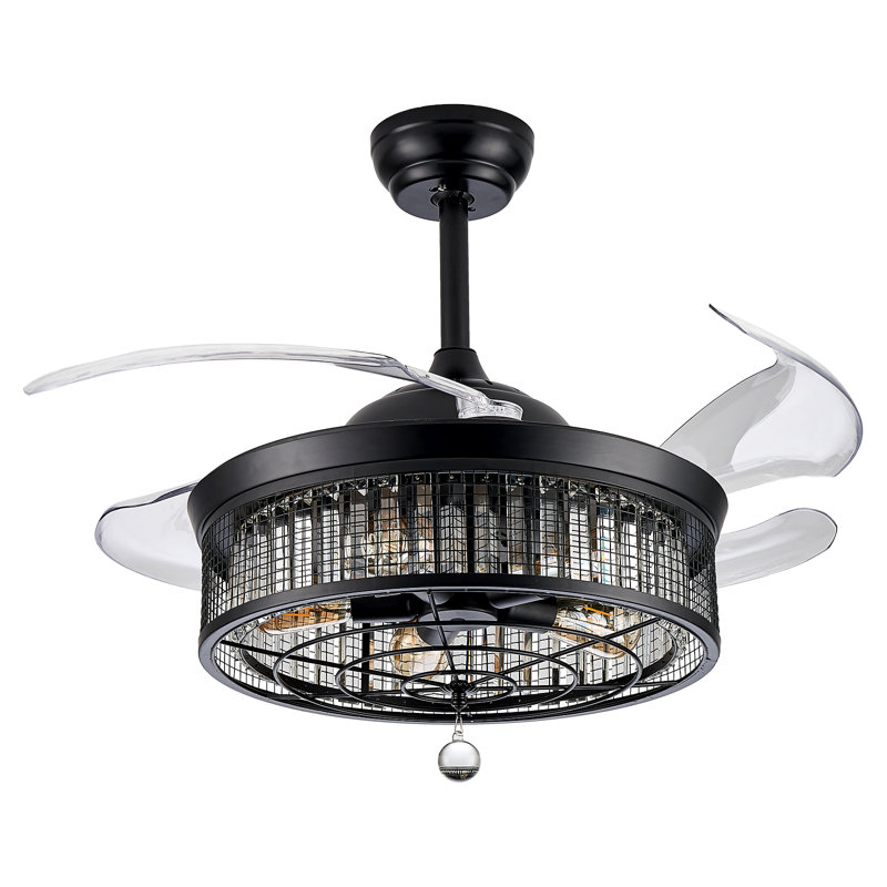 17 Stories Jailin 42'' Ceiling Fan with Light Way Day | Wayfair