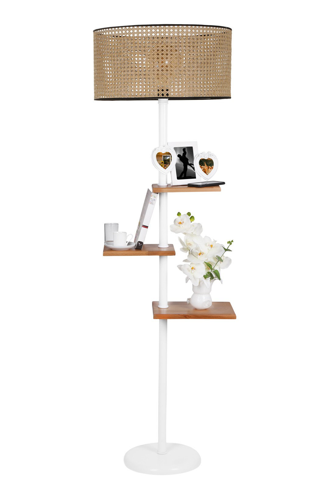 East Urban Home Brimstone 67" Tray Table Floor Lamp | Wayfair