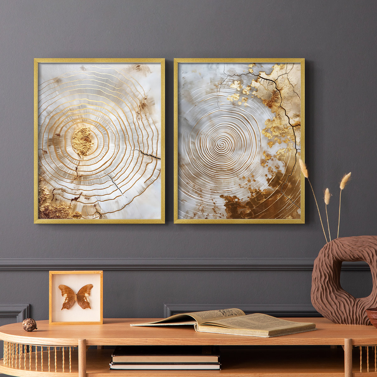 Lark Manor™ ABSTRACT Series CLXXII-Premium Framed Print -Ready to Hang ...