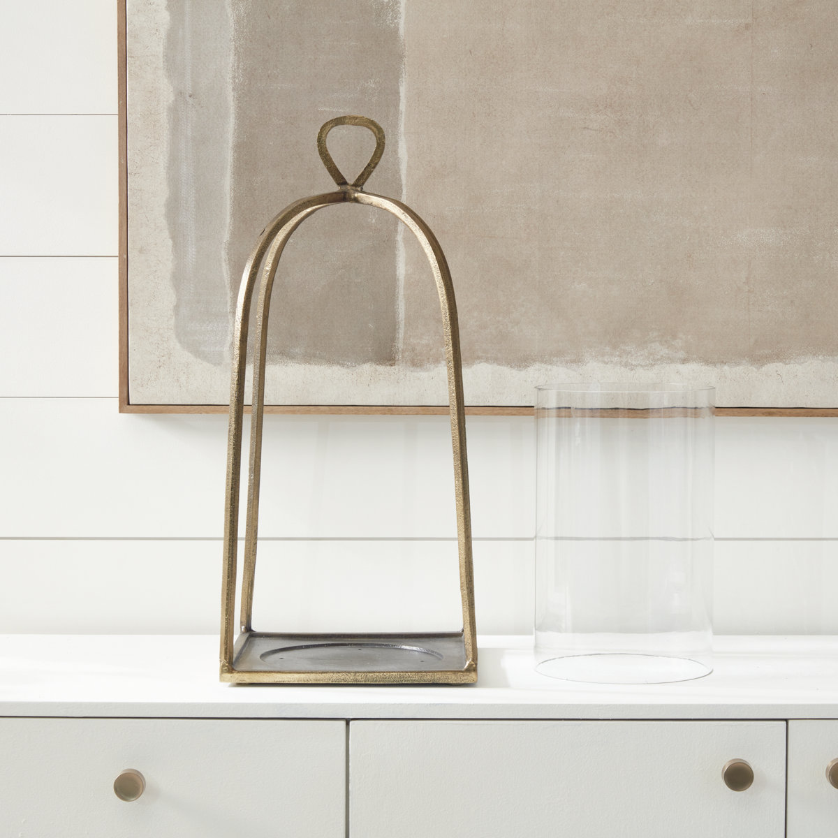 Birch Lane™ Saga Glass Tabletop Hurricane & Reviews | Wayfair