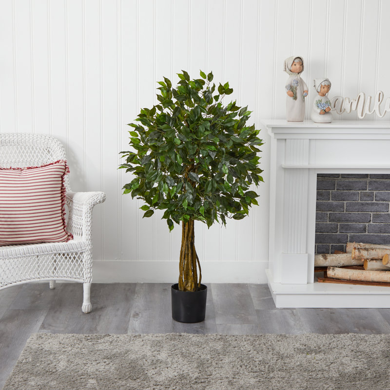 Darby Home Co Ficus Artificial Tree UV Resistant (Indoor/Outdoor ...