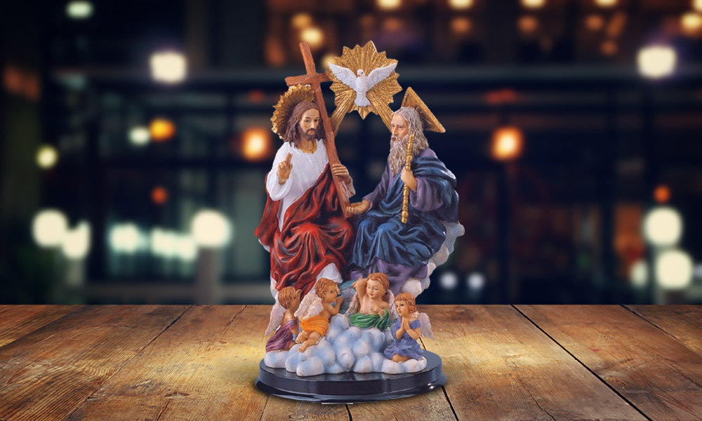 Trinx 5"H Holy Trinity Father, Son, and Holy Spirit Figurine Unique ...