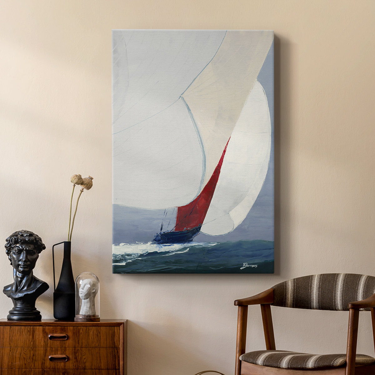 Dovecove Chutes up Framed Print -Custom Wrapped Gallery Cavas - Wayfair ...