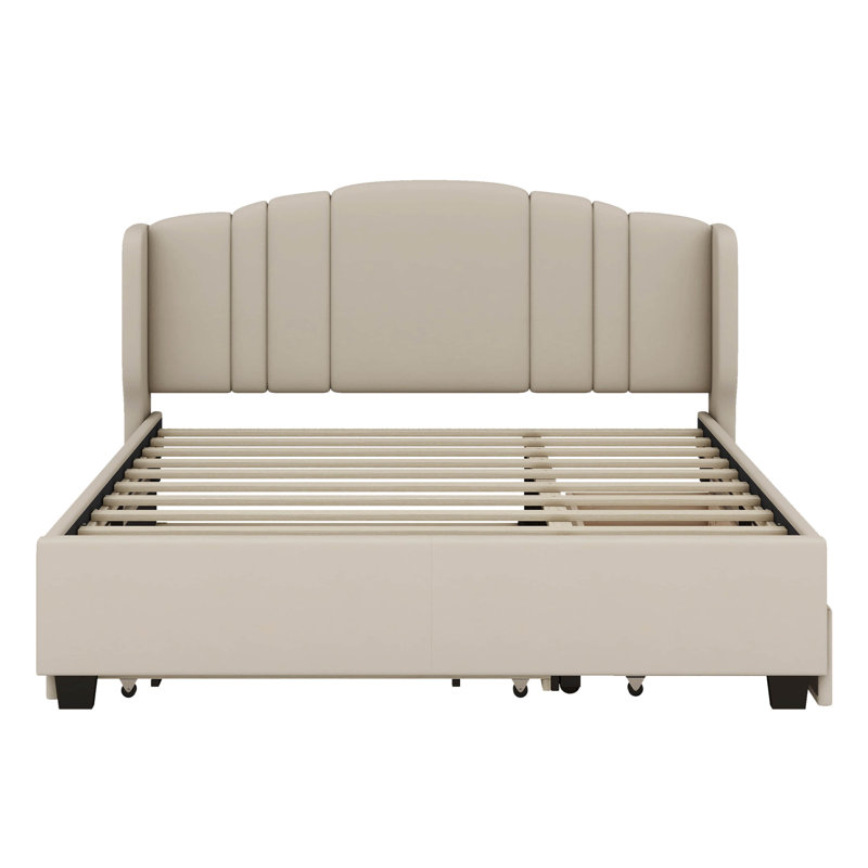 Red Barrel Studio® Jerid Upholstered Panel Bed | Wayfair