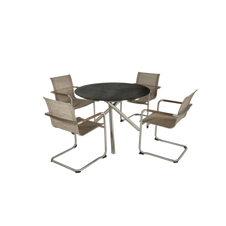 Williston Forge Amelea Rectangular 4 - Person 210cm Long Dining Set ...