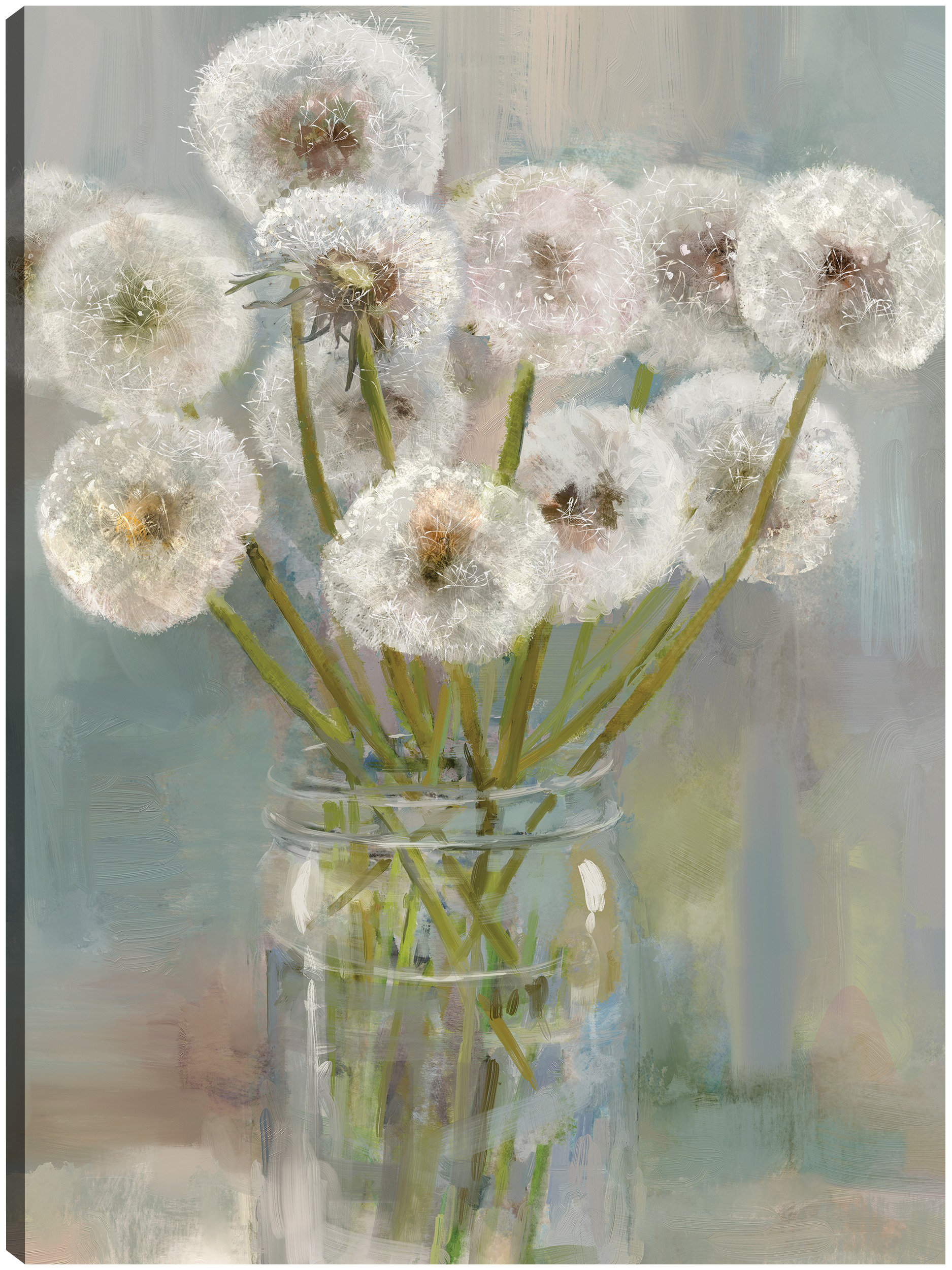 Winston Porter Mason Jar Wishes II by Studio Arts Canvas Art Print ...