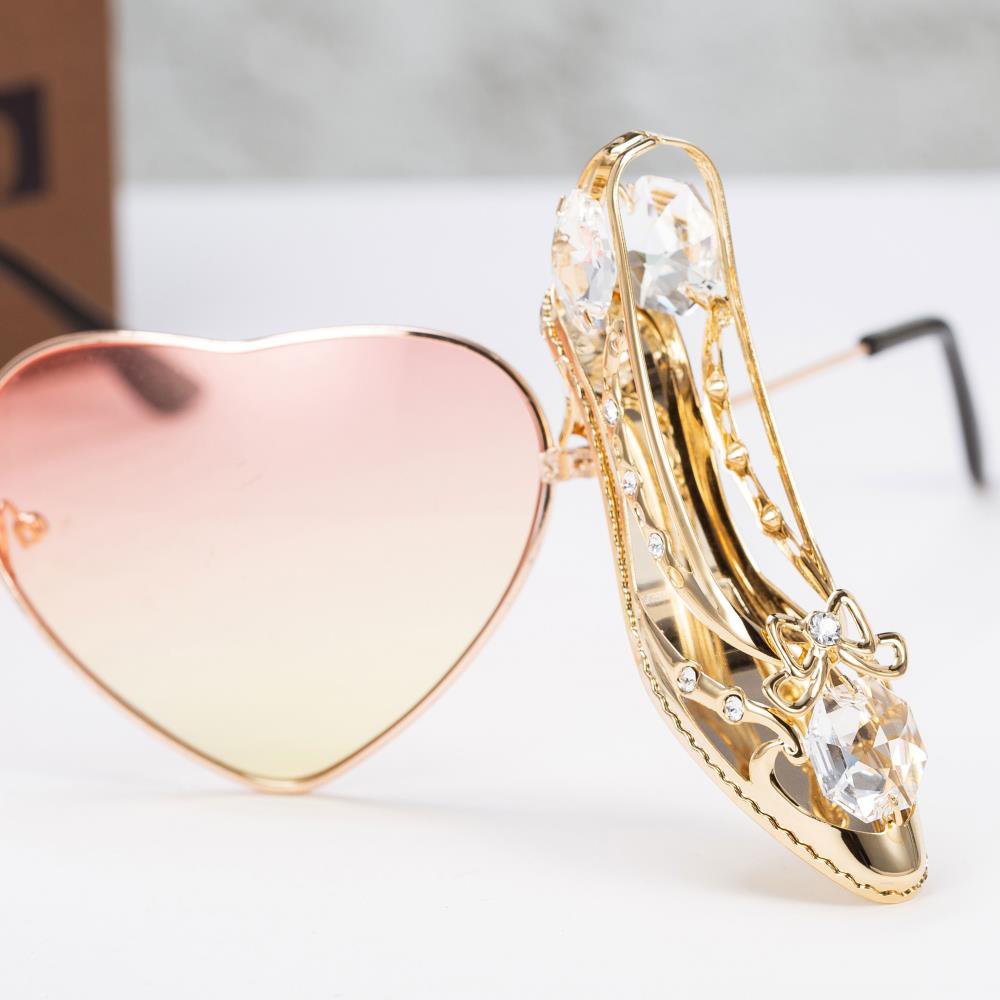 Mercer41 Naumann Crystal Studded Lady Shoe Sculpture | Wayfair