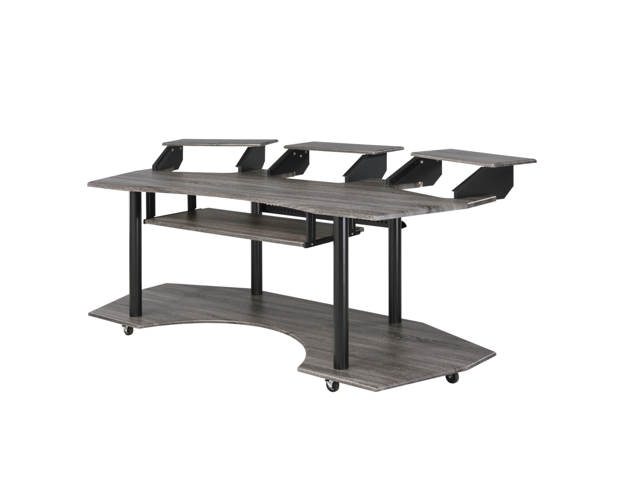 Inbox Zero 83" Eleazar Music Recording Studio Desk | Wayfair