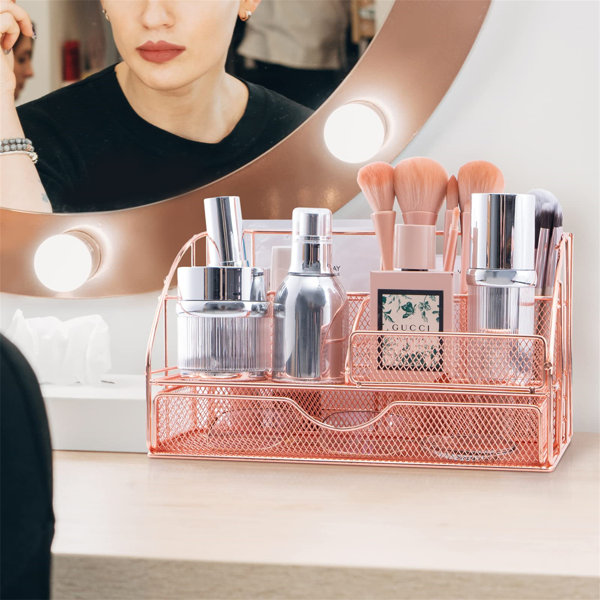 Inbox Zero Large Desk Organizer With Drawer, Comes With 72 Clip Set, 6 ...