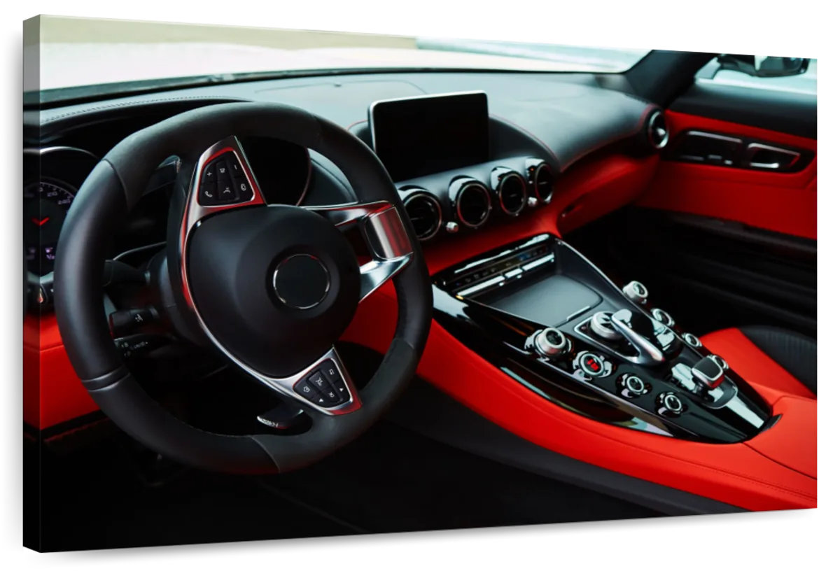 Ebern Designs Mehar Black And Red Car Interior - Wayfair Canada