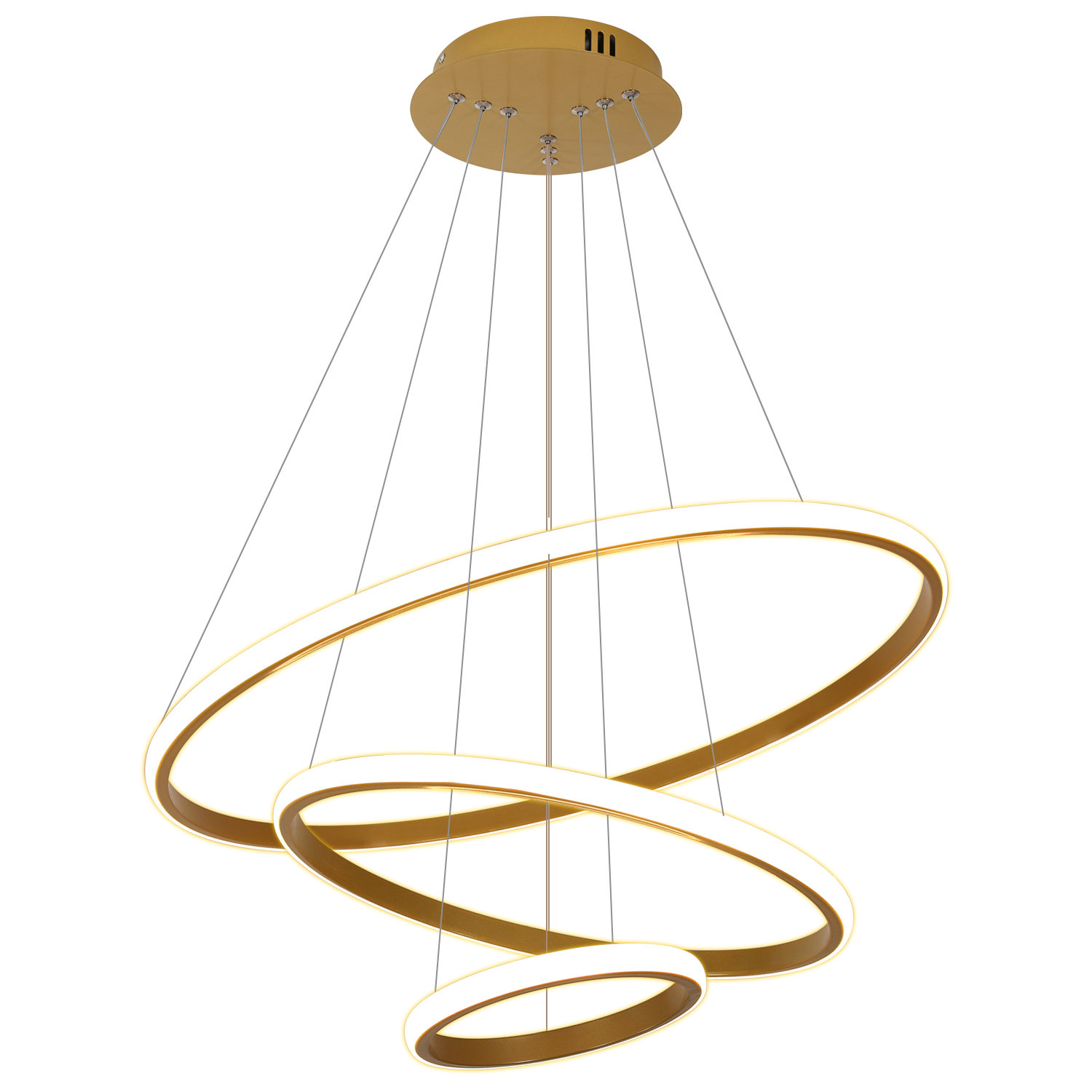 Wrought Studio™ Dado 3 - Light LED Tiered Chandelier & Reviews | Wayfair