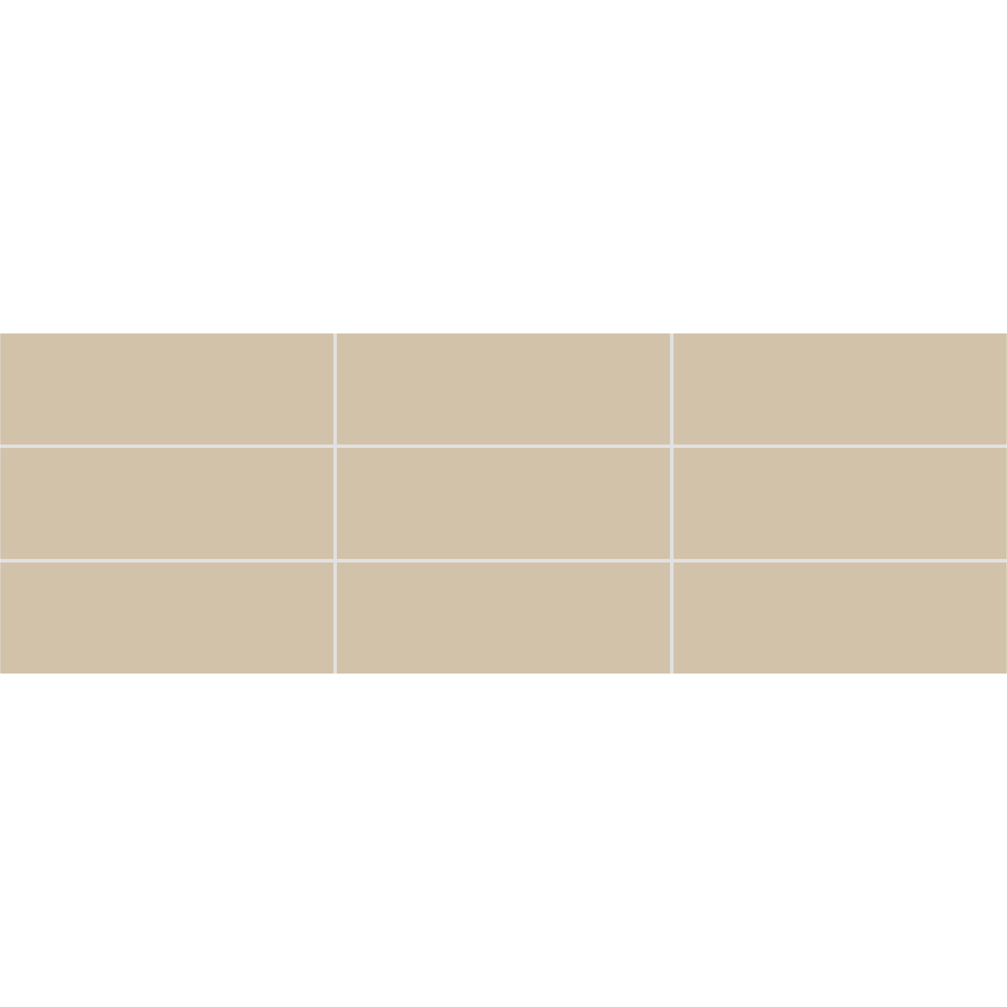 Itona Tile Colour Wheel Linear 6" x 18" Ceramic Wall Tile (15 PC per ...