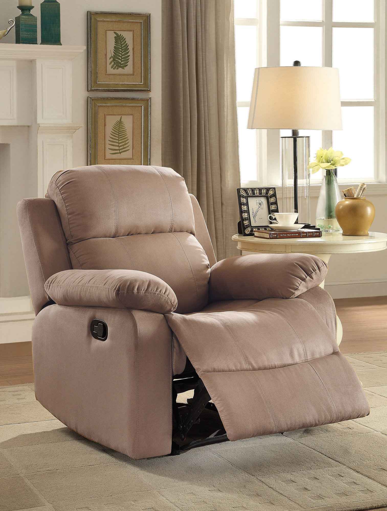 Latitude Run® Jamyia Modern Recliner (Motion) for Living Room Bedroom ...