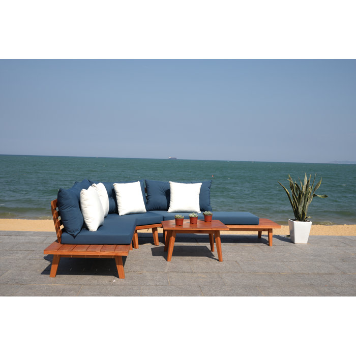 George Oliver Butrus 5 - Person Outdoor Seating Group with Cushions ...