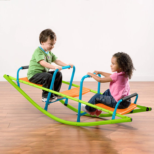 iYofe Kids Seesaw Teeter Totter, 3-Person Playground Equipment, Rocking ...