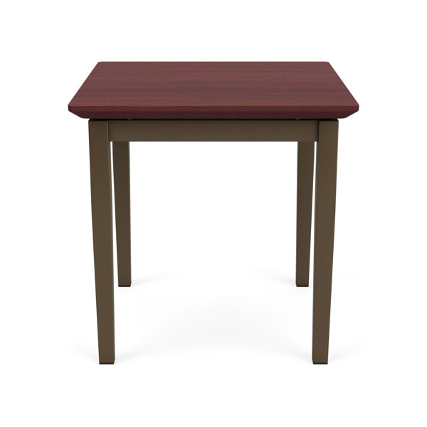 Lesro Lenox Steel Waiting Reception End Table Metal Frame 20x20" High ...
