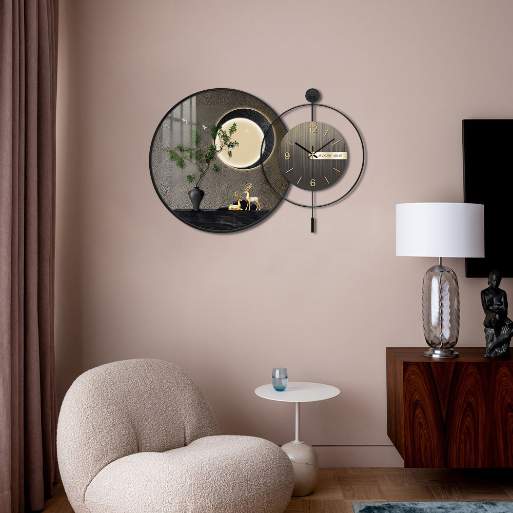 21 Tech Solutions Aluminium Alloy Wall Clock | Wayfair