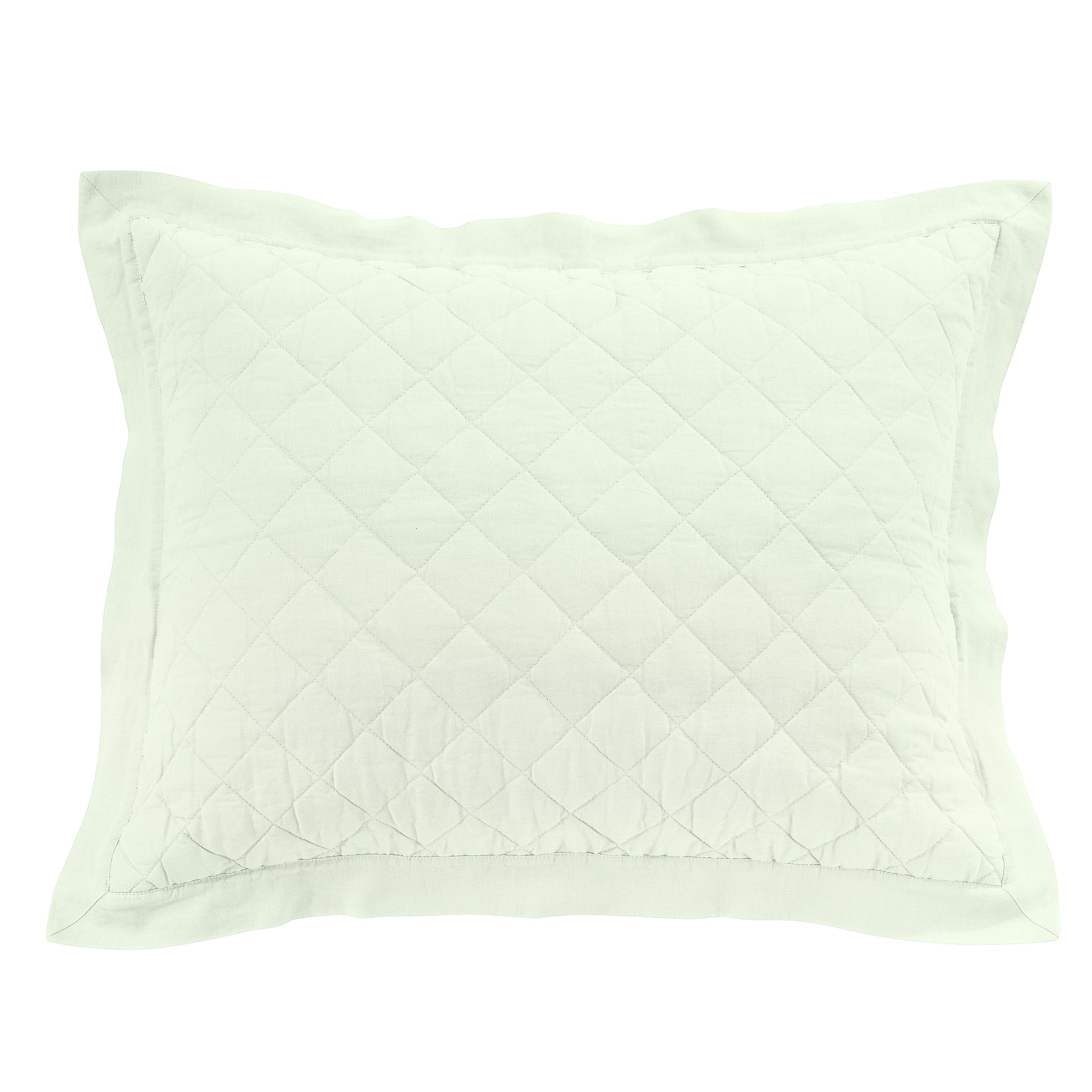 HiEnd Accents Diamond Linen Cotton Quilted Classic Chic Modern Rustic ...