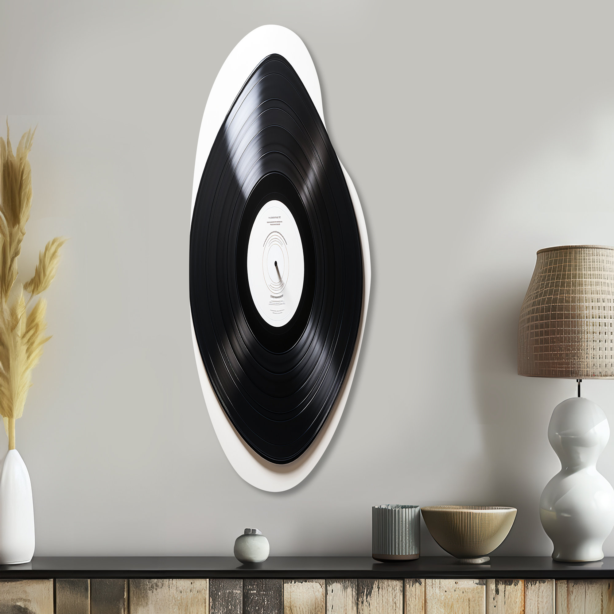 Lark Manor™ Vinyl Record Vinyl Serenade I - Vinyl Records Curved Shape ...