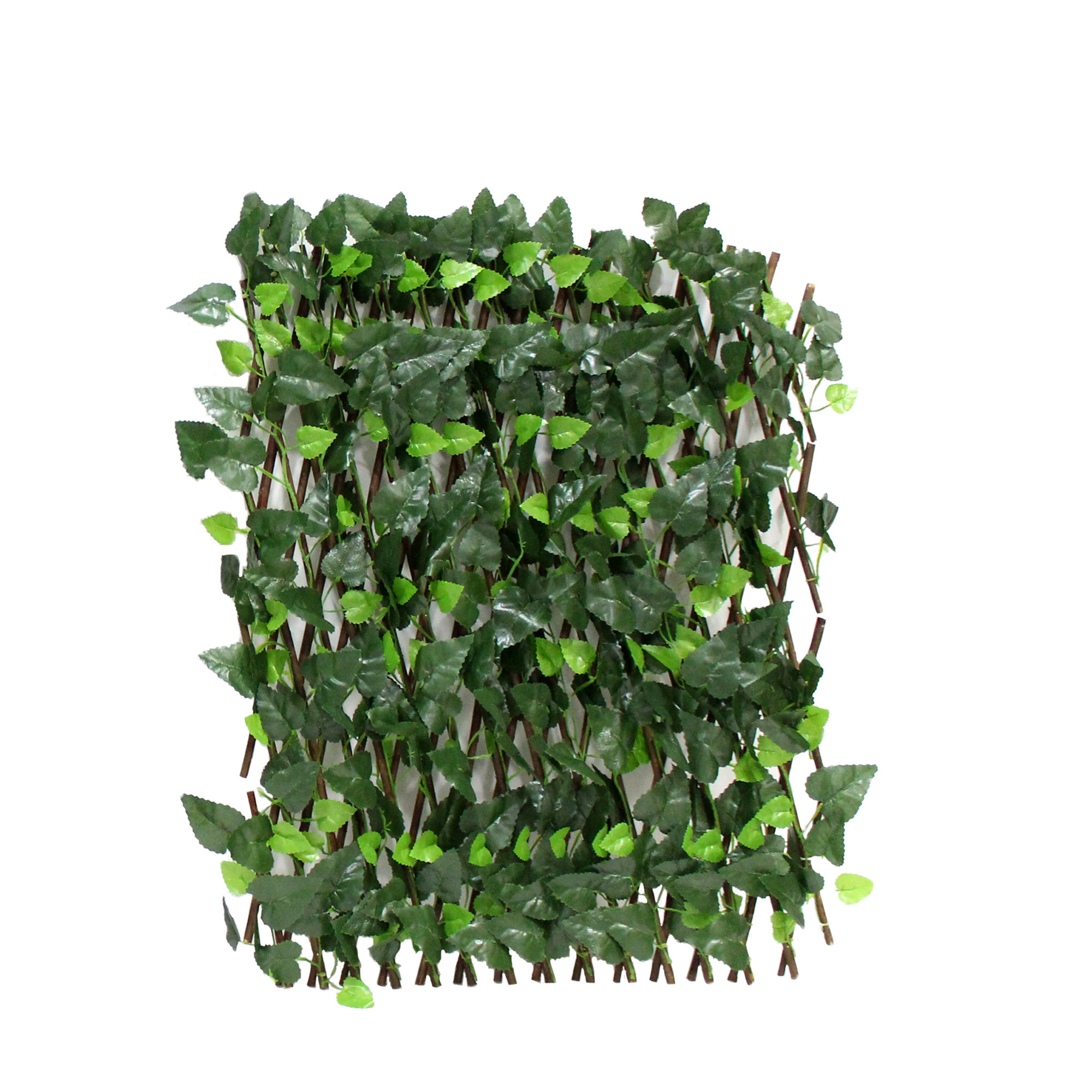 Bala Ceiling Fans 1.5 ft. H x 7 ft. W Accordian Ivy Wood Fencing ...