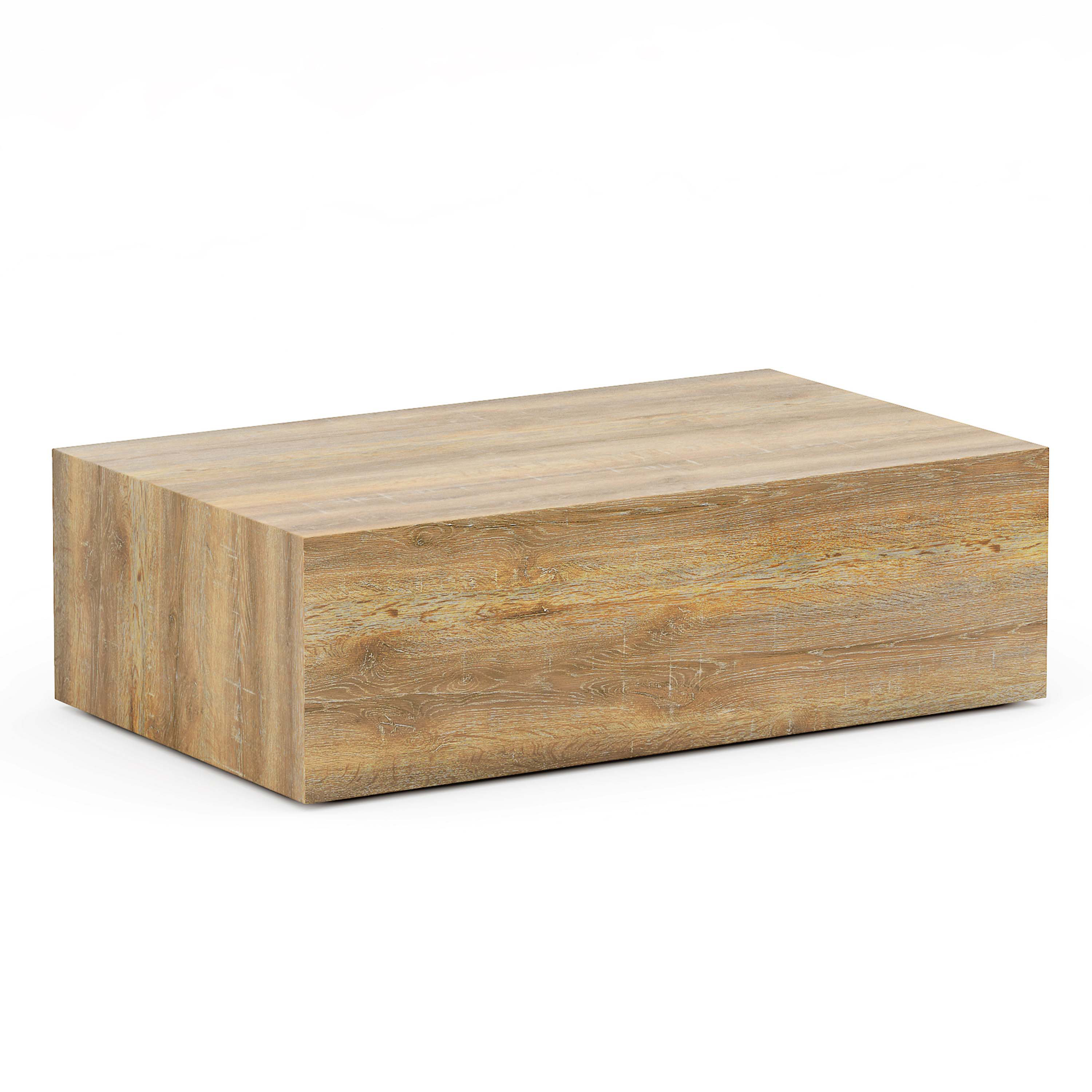 Loon Peak® This Modern MDF Coffee Table That Showcases Smooth, Light ...