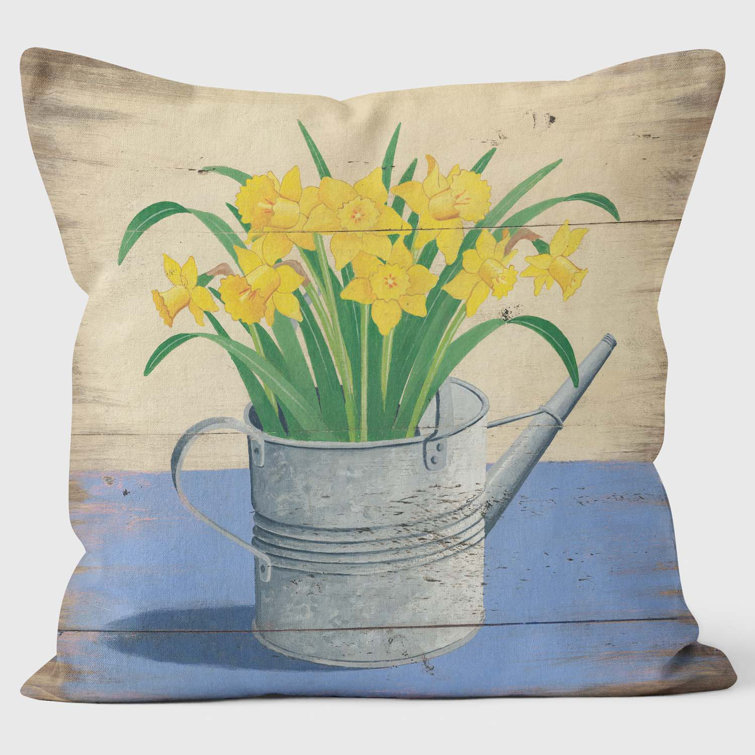 We Love Cushions Springtime Daffodils - Martin Wiscombe Cushion ...