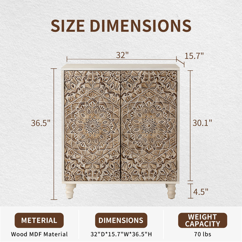 Bungalow Rose Solee Accent Cabinet & Reviews - Wayfair Canada
