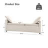 Wade Logan® Aristides Modern 59.4" Wide Storage Bench with Two Pillows ...