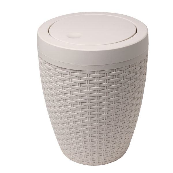Addis Housewares Wicker Swing Top Rubbish Bin - 5L & Reviews | Wayfair ...
