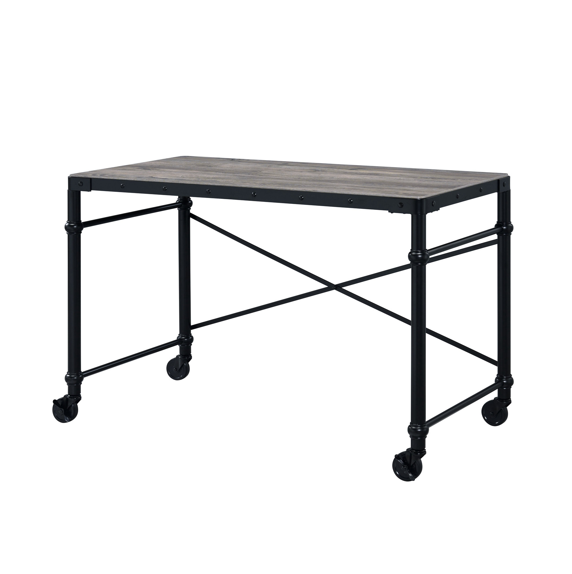 17 Stories Versatile Rustic Writing Desk for Efficient Work and Study ...