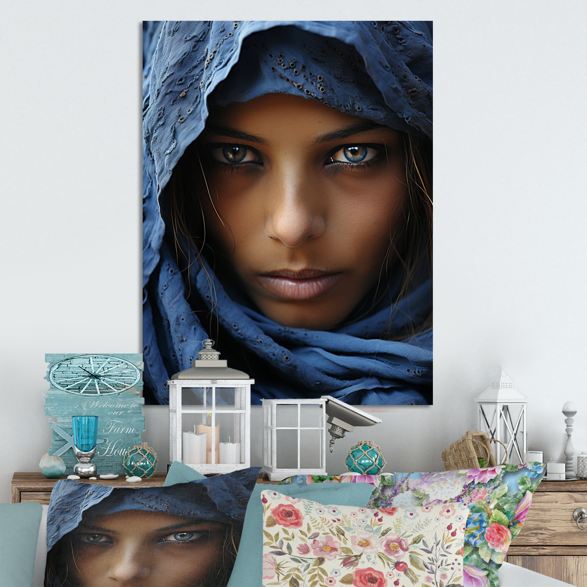 Latitude Run® African Tribes Tuareg Sahara II - African Tribes Print on ...