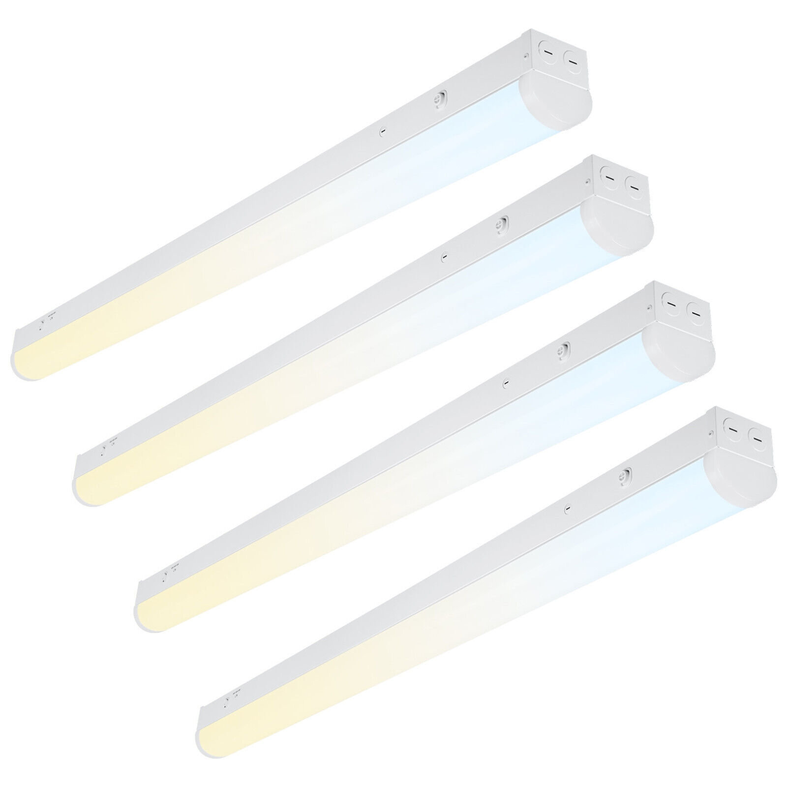 LEDVANS 3cct Led Linear Strip Light, 120-277V Commercial Grade, 3500k ...
