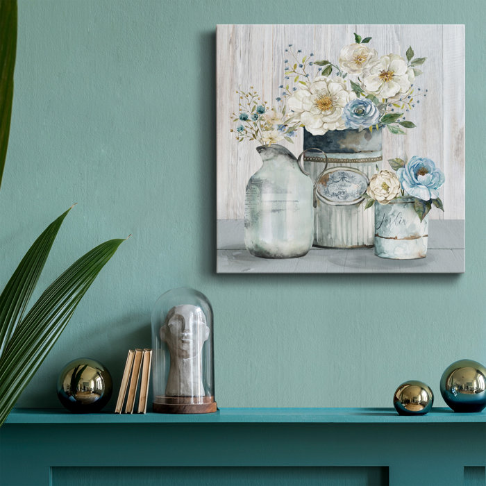 Lark Manor " French Garden Flowers II " on Canvas & Reviews | Wayfair