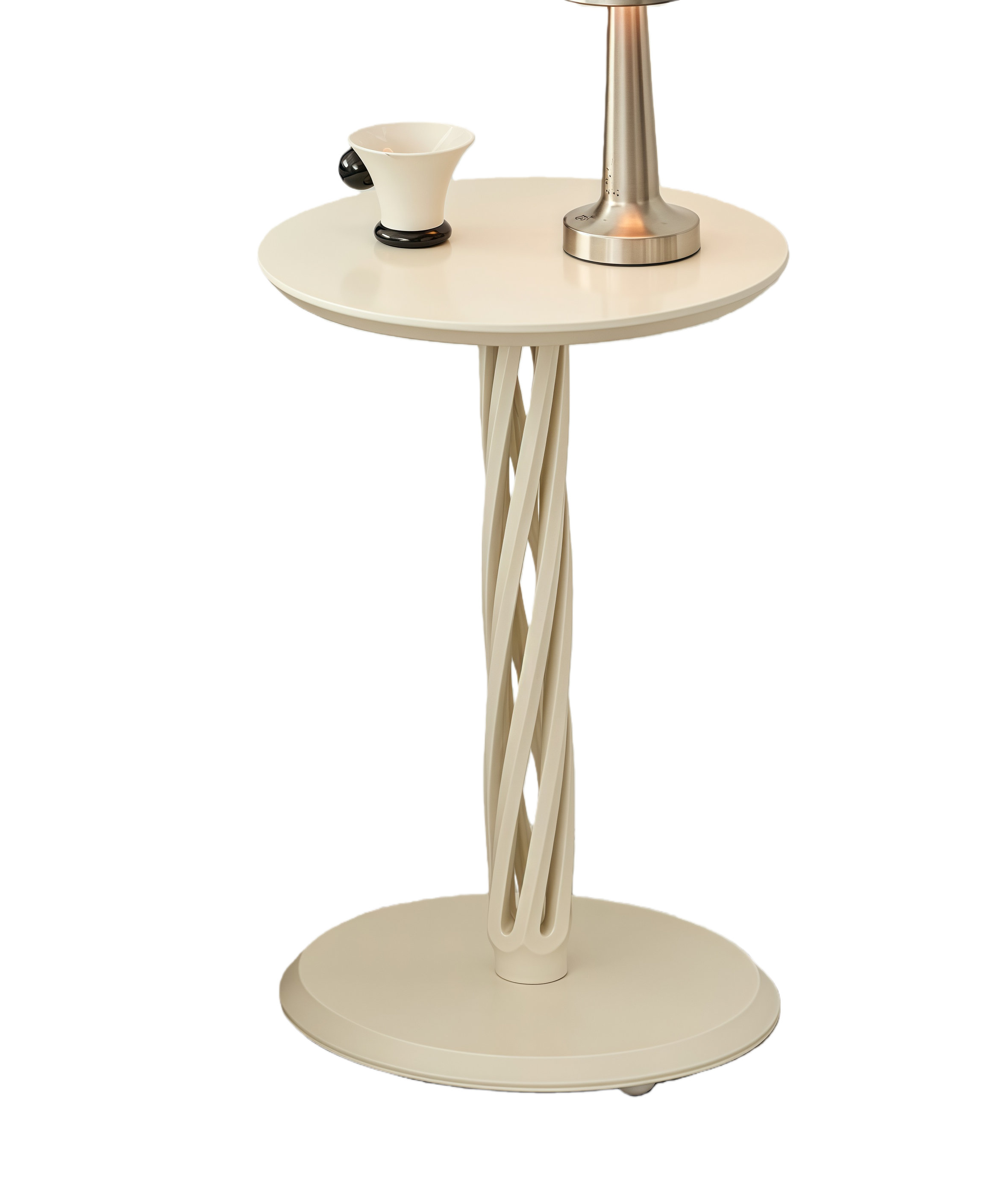 Rockpapa Furniture Movable Side Table With Marble Top And Wooden Frame ...