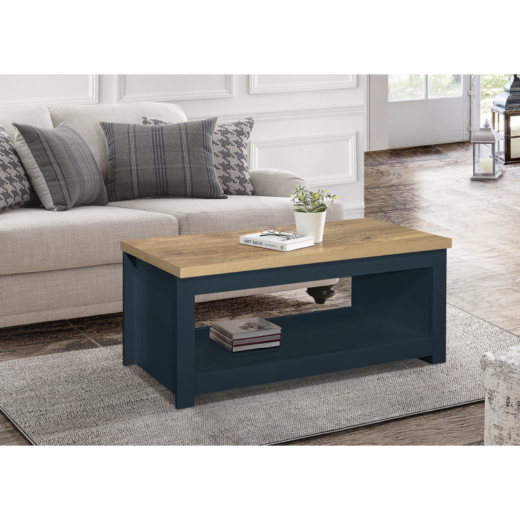 August Grove Napanoch Sled Coffee Table with Storage & Reviews ...