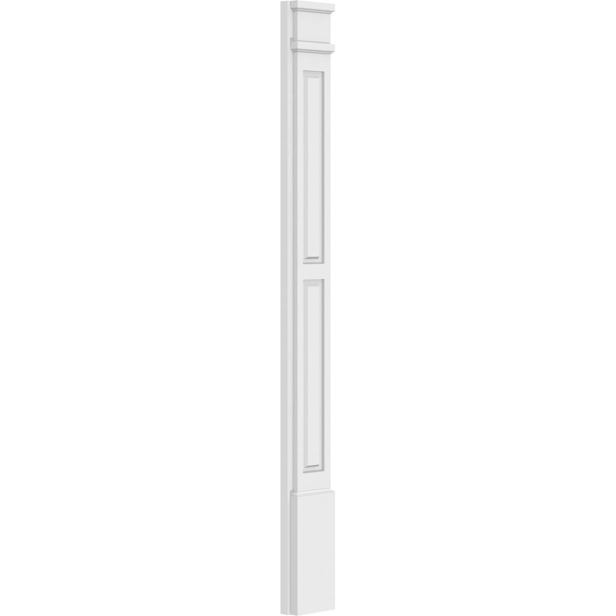 Ekena Millwork TruCraft Two Equal Raised Panel PVC Pilaster (Pair ...