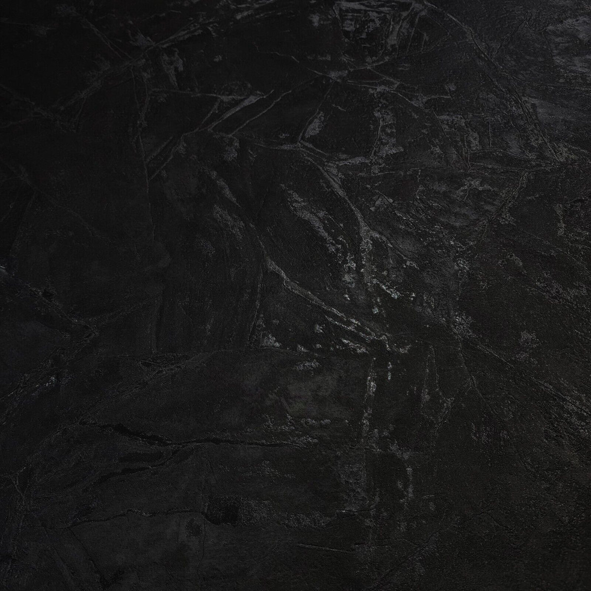 Hokku Designs Albee Plain Contemporary Shimmer Charcoal Black Faux Silk ...